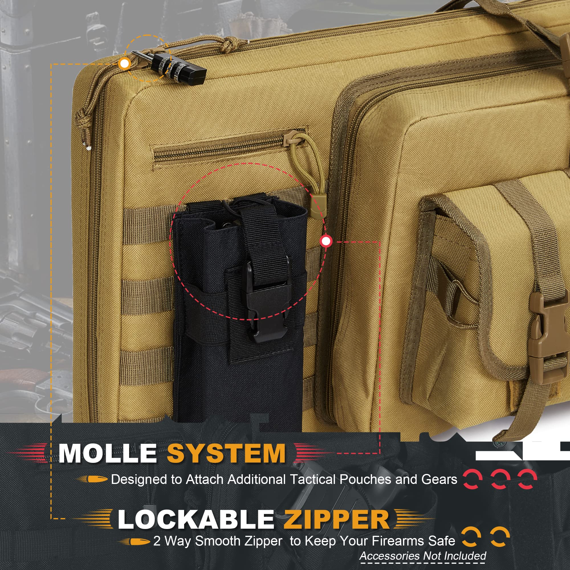 Snapklik.com : PERFBAGS Soft Rifle Case 32 Inch, Long Double Rifle ...