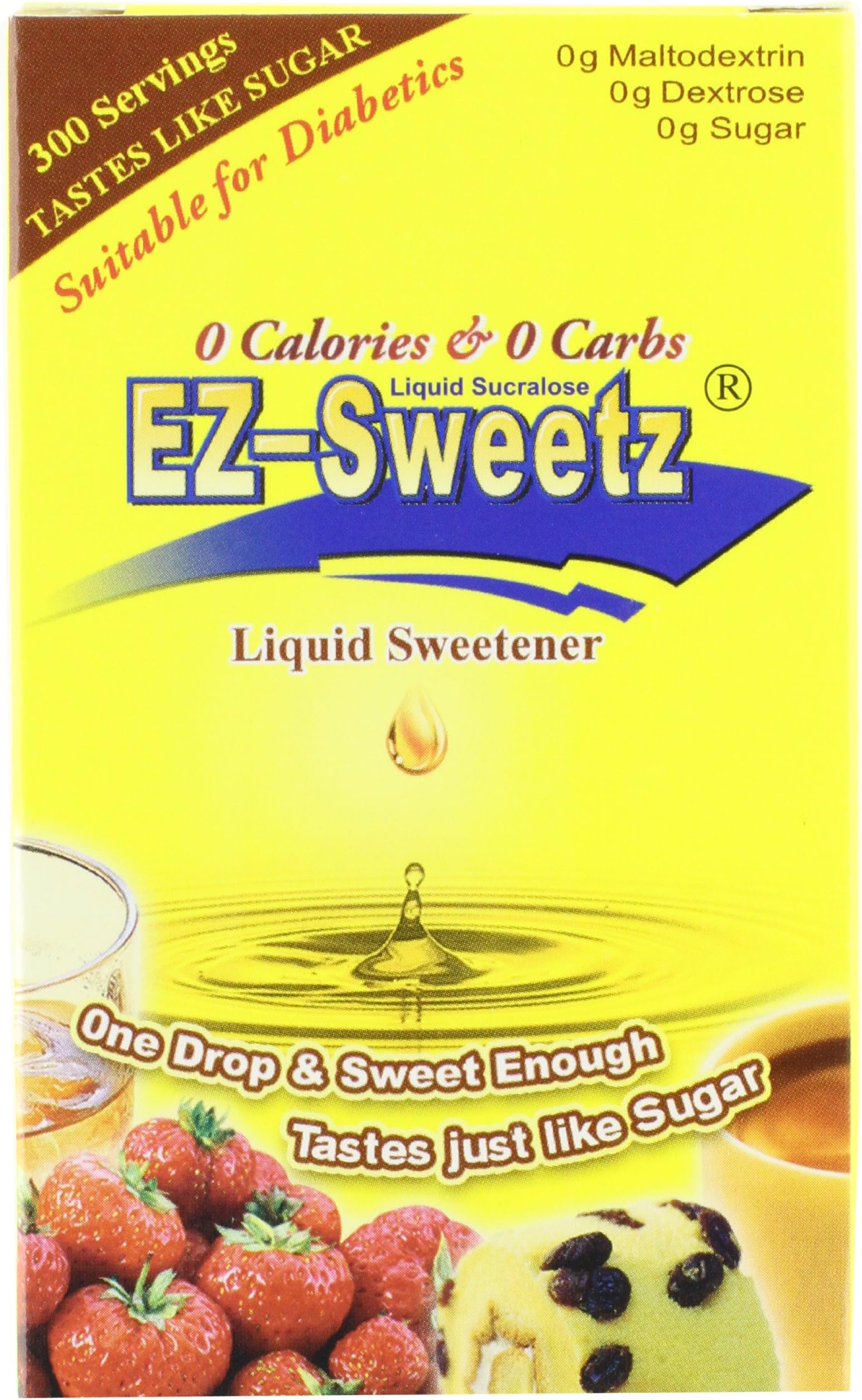 Amazon.com: EZ-Sweetz Liquid Sweetener, 0.75-Ounce (Pack of 6 ...