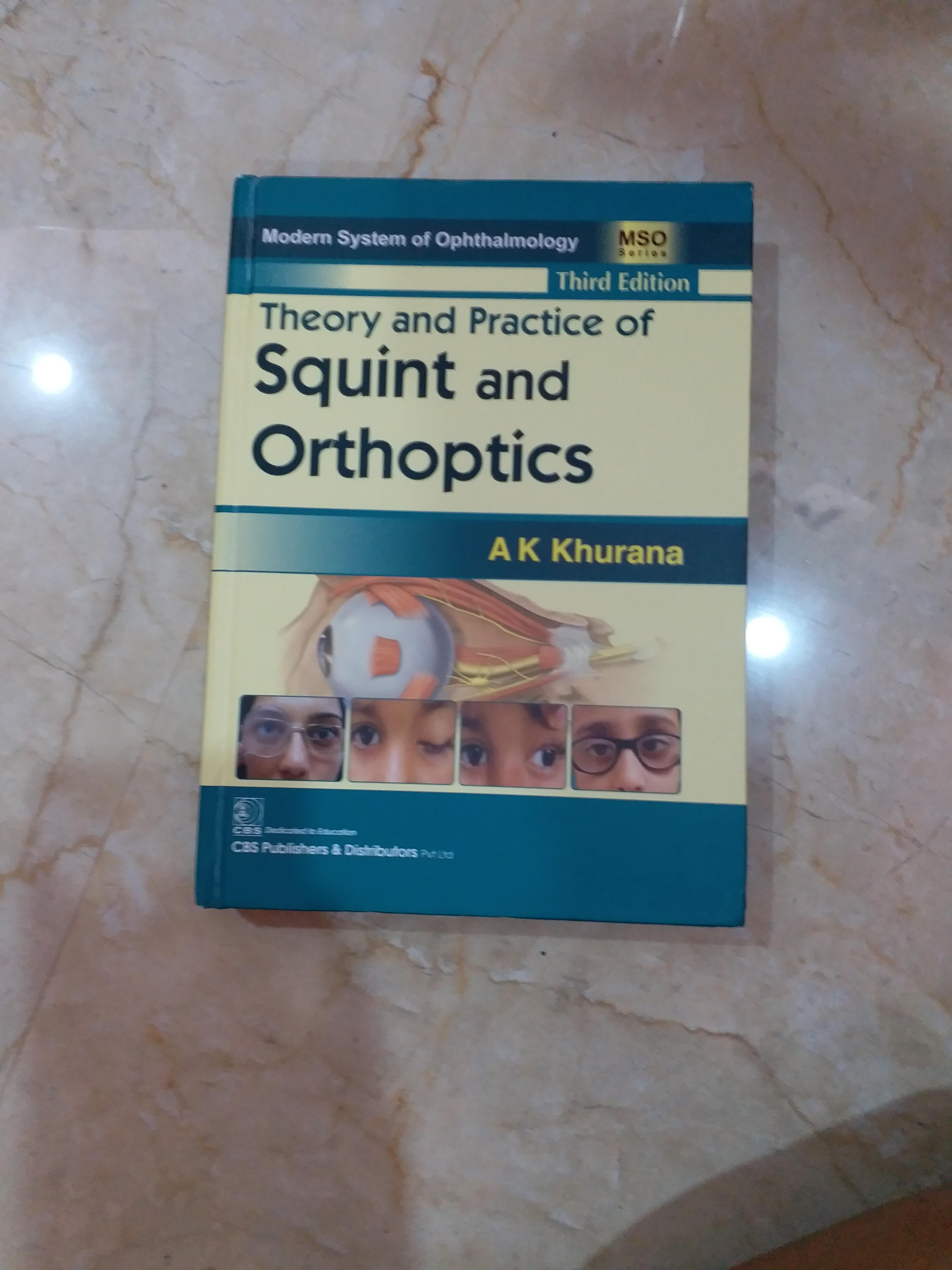 Theory And Practice Of Squint And Orthoptics 3Ed (Hb 2024) (Mso Series ...