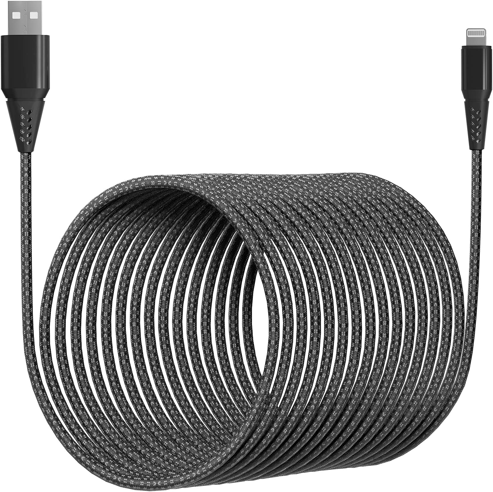 Amazon.com: Cabepow 15 FT Extra Long iPhone Charger Cord,[Apple MFi ...