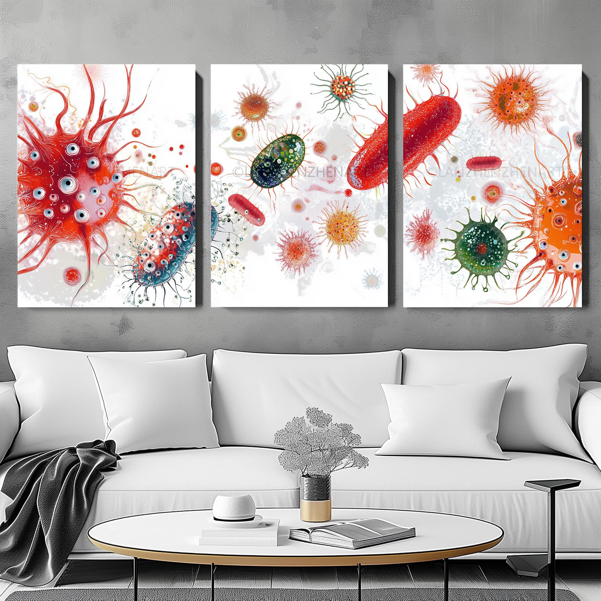 Bacteria Paintings