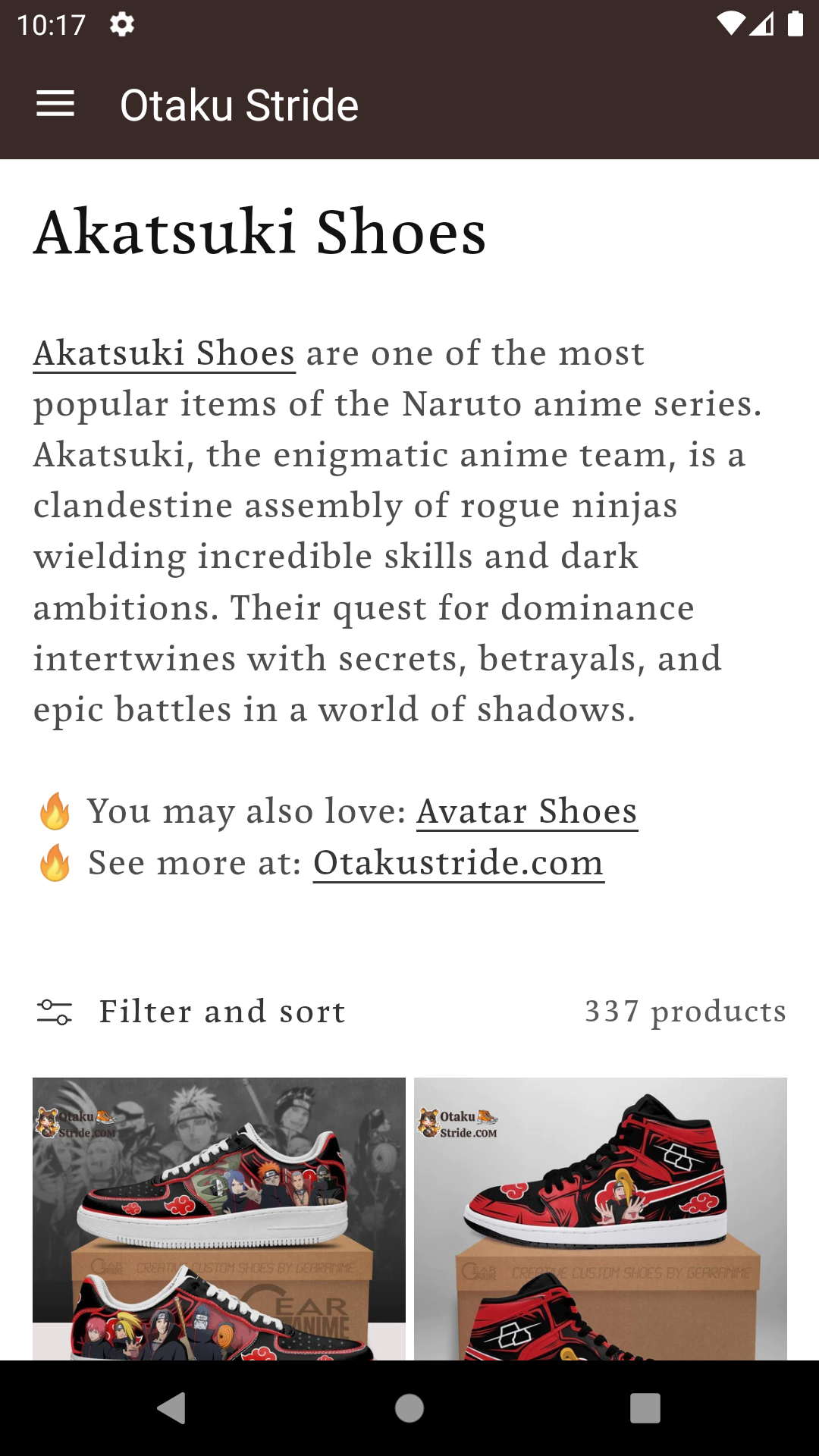 Otaku Stride - App on Amazon Appstore