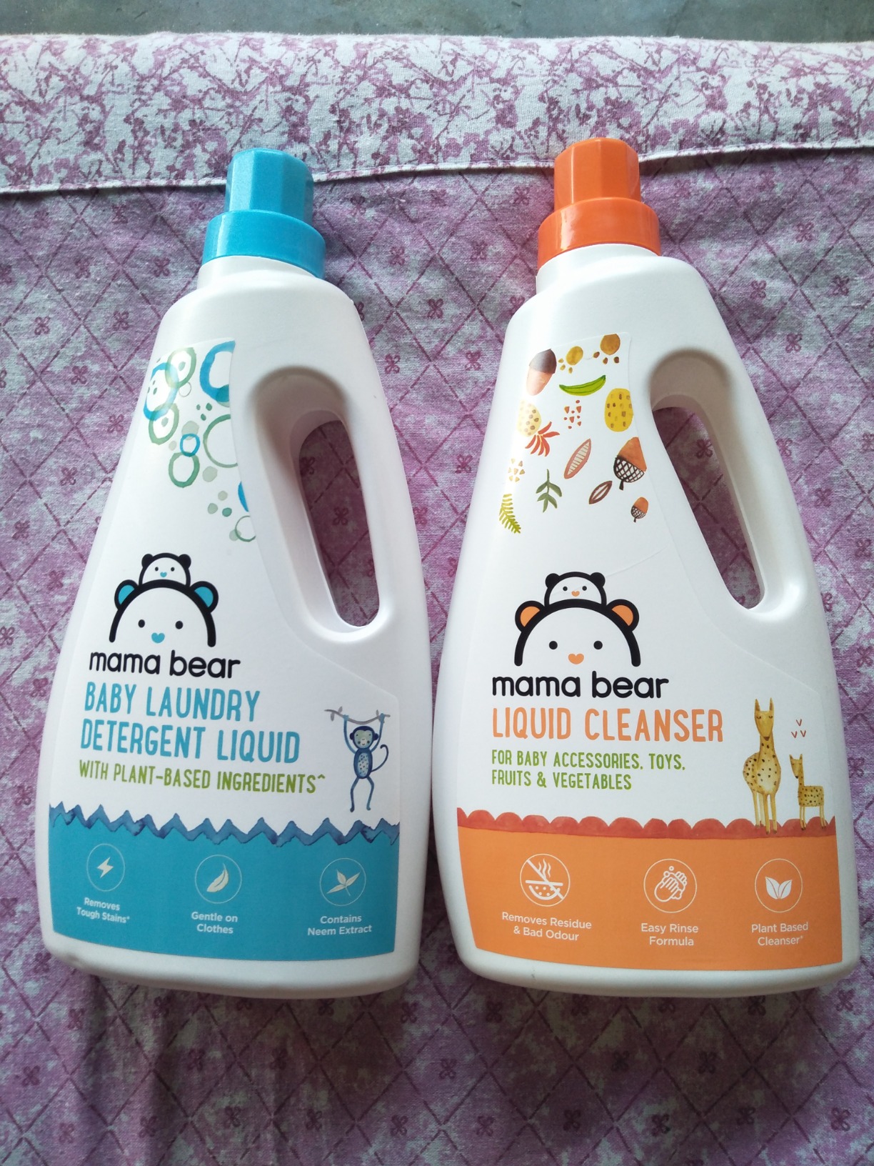 Amazon Brand - Mama Bear Plant Based Baby Laundry Detergent & Liquid ...