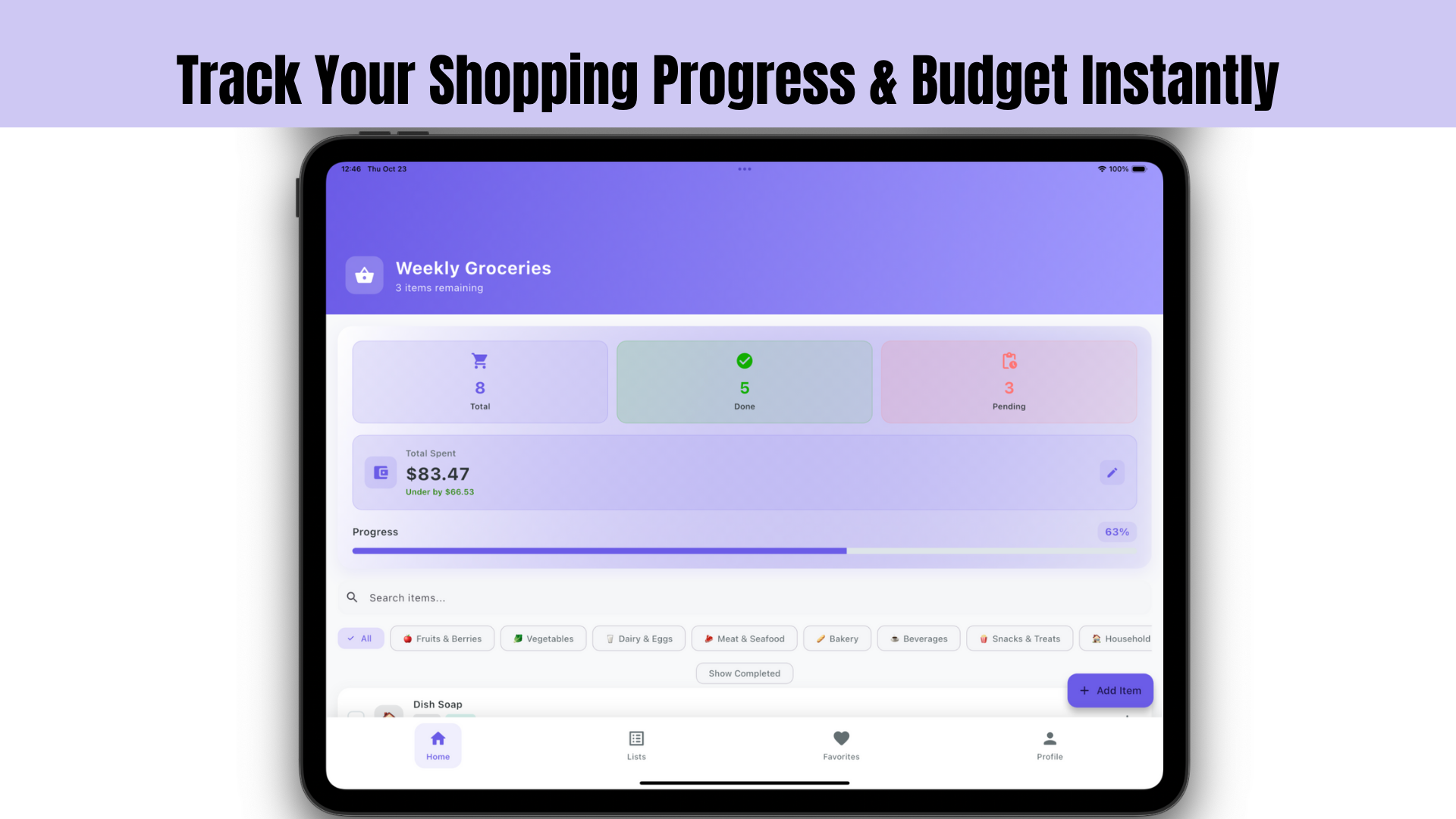 Grocery Shopping List Checker - Budget Planner, Price Tracker & Smart ...