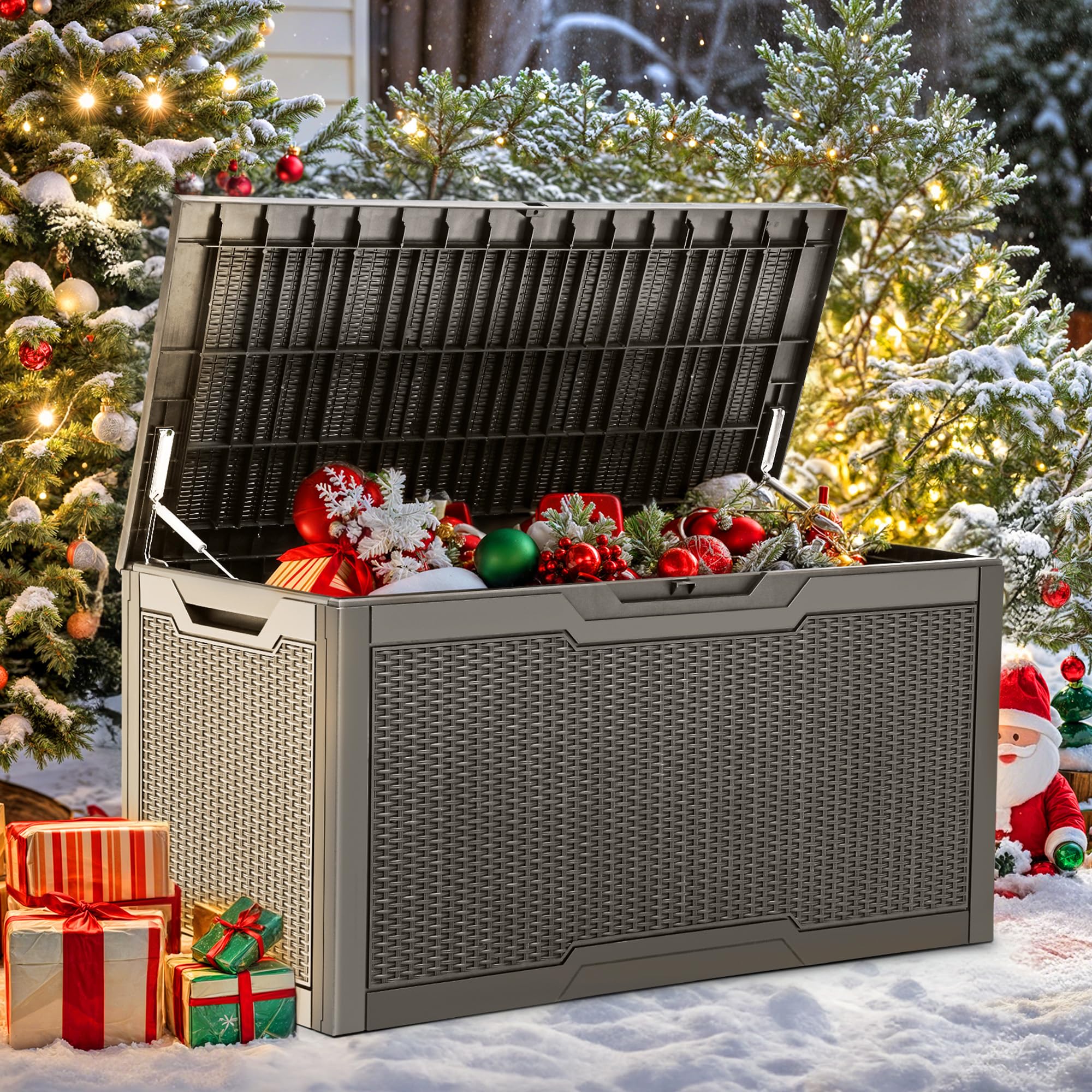 Amazon.com : YITAHOME 100 Gallon Outdoor Storage Box, Large Water ...