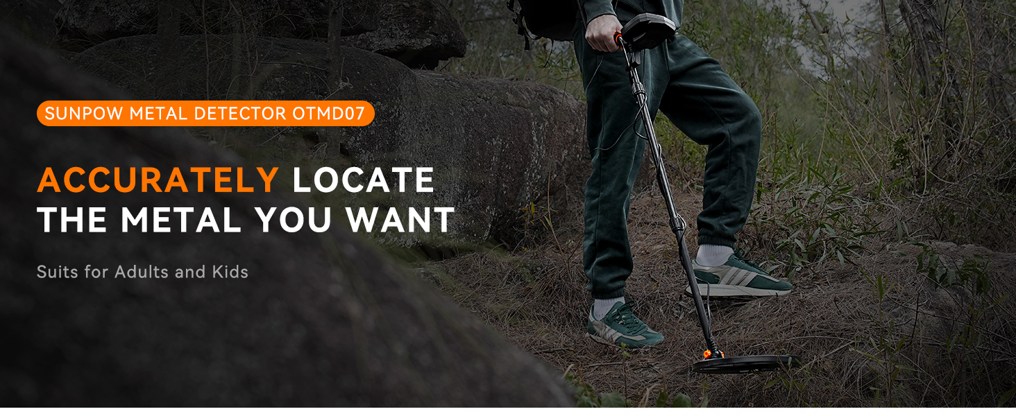 Watch SUNPOW metal detector OTMD07 on Amazon Live