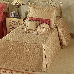Amazon.com: Cambridge Classic Luxury Bedding | Golden Bronze Solid ...
