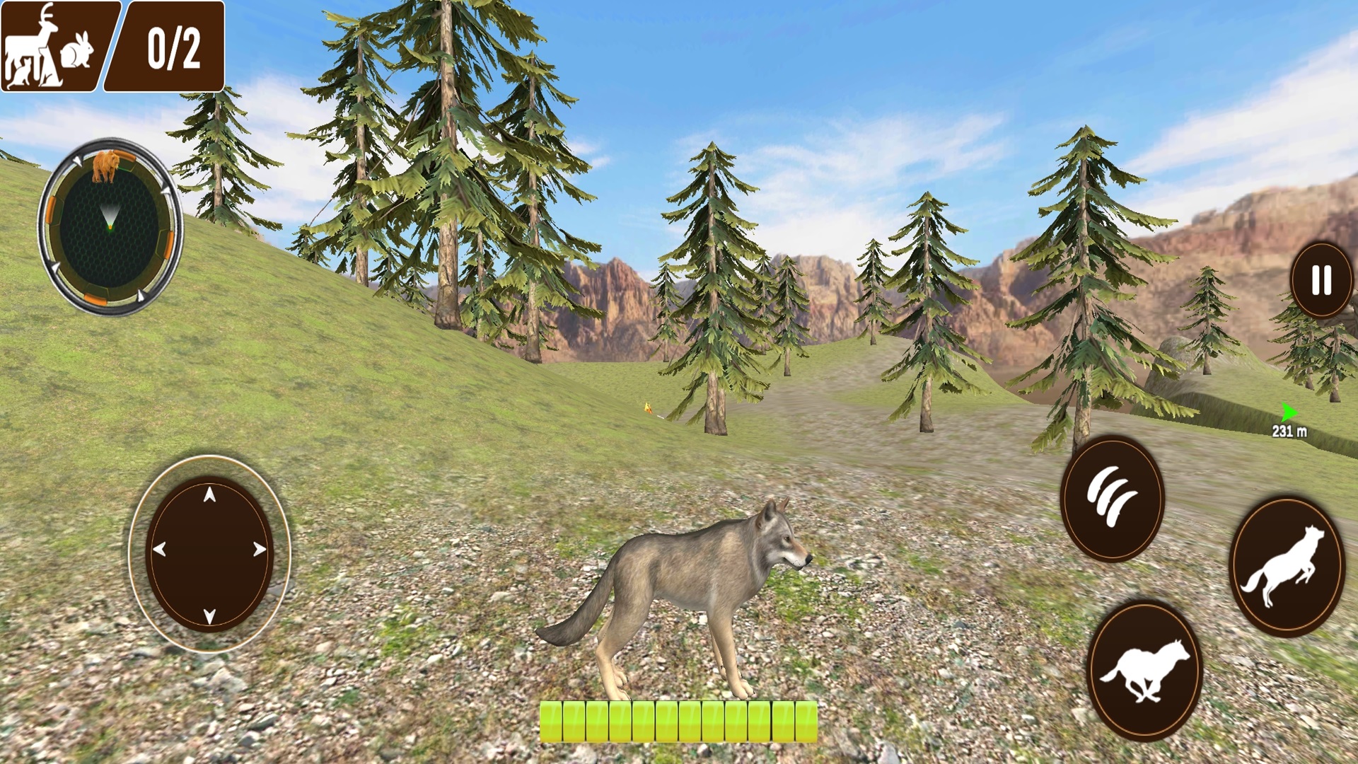 The Wolf Family WildCraft Animal Hunter Game - App on Amazon Appstore