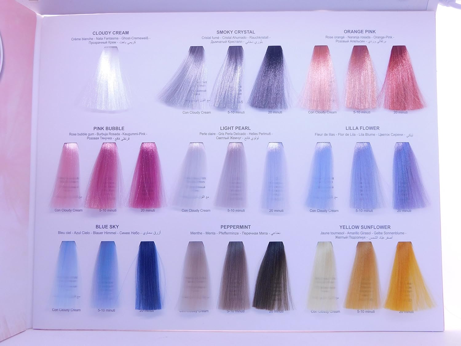 Lisaplex Pastel Colour Chart : Amazon.it: Bellezza