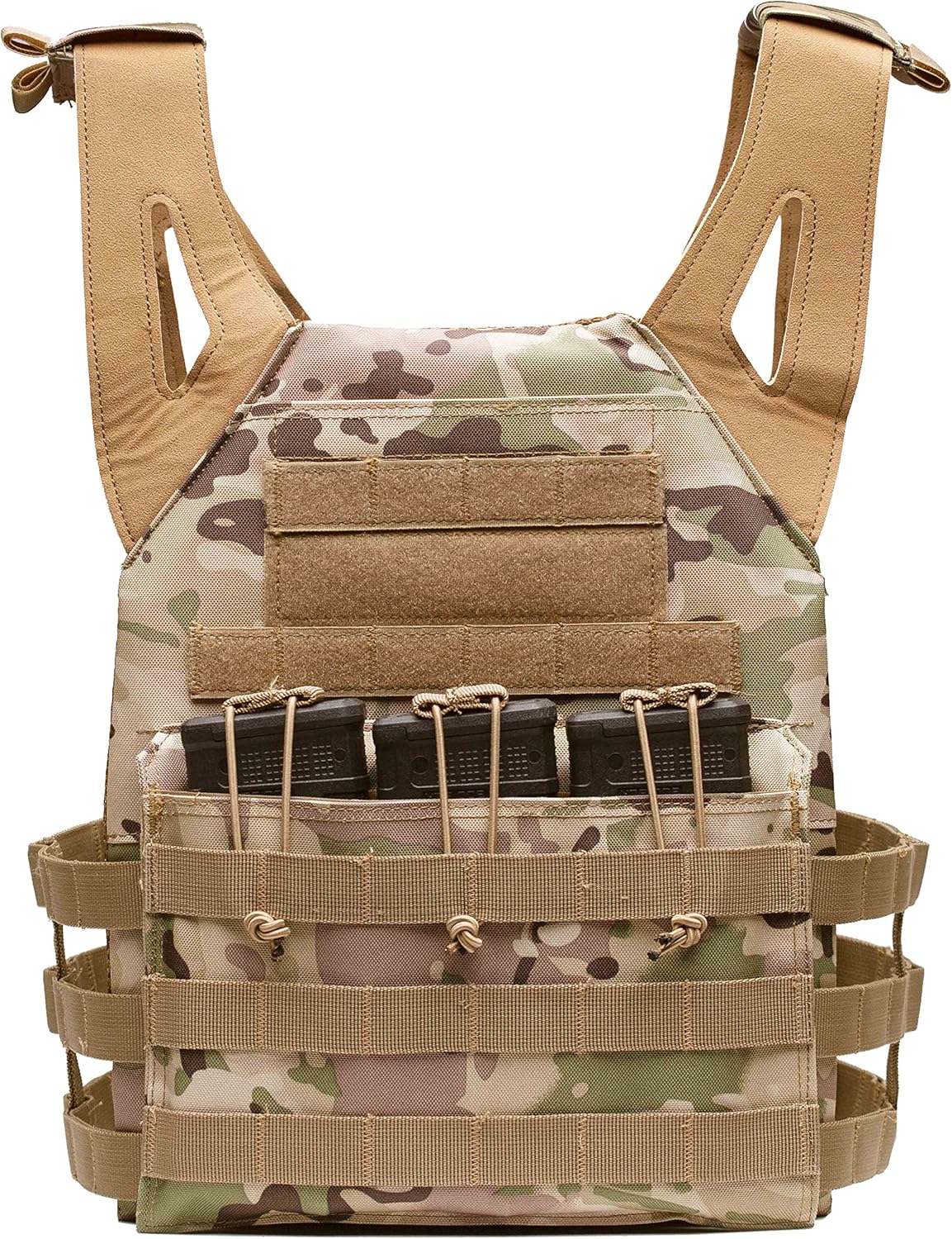 Amazon.com: Tactical Vest Molle Hook and Loop Attachments | Padded ...