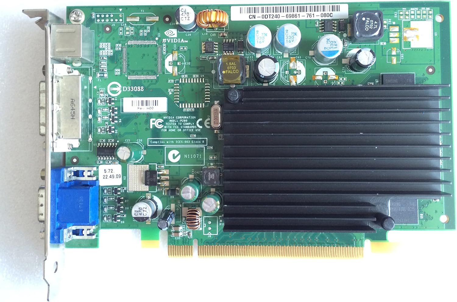 Amazon.com: Genuine Nvidia Geforce 7300LE 128MB PCIe x16 DVI VGA Video ...
