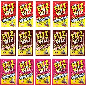 Fizz Wiz Popping Candy Mixed Flavours - 15 Packets of 5g - Fun and ...
