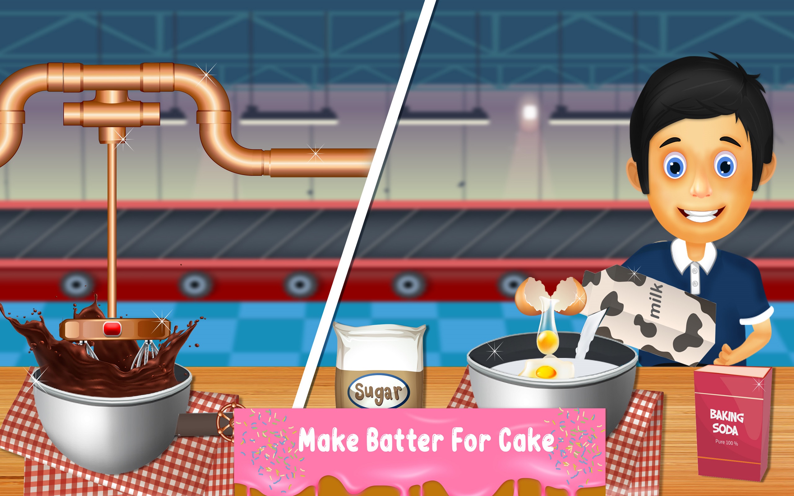 Chocolate Cake Factory | Birthday & Wedding Cake Baking Games for Girls ...