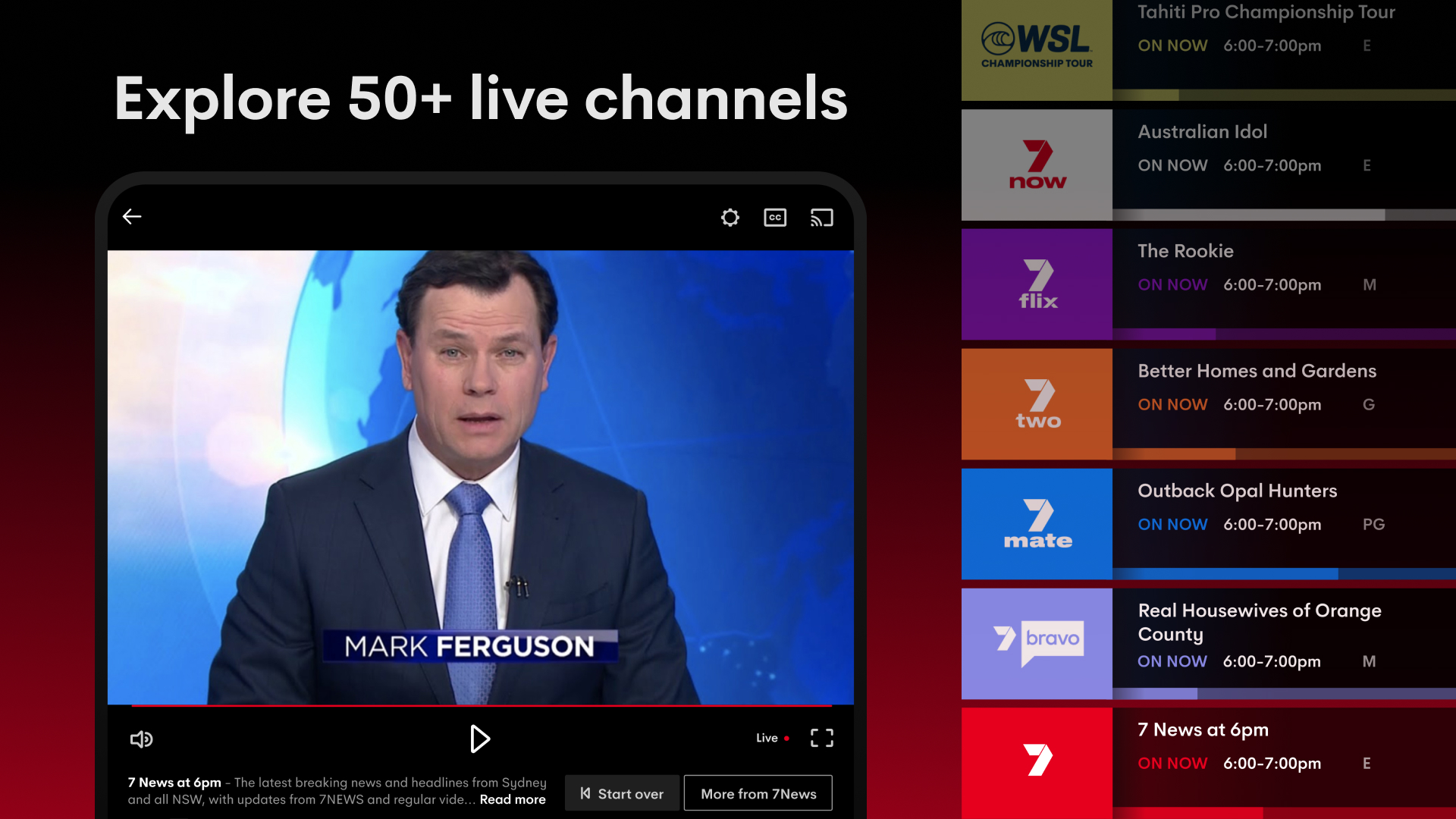 7plus - App on Amazon Appstore