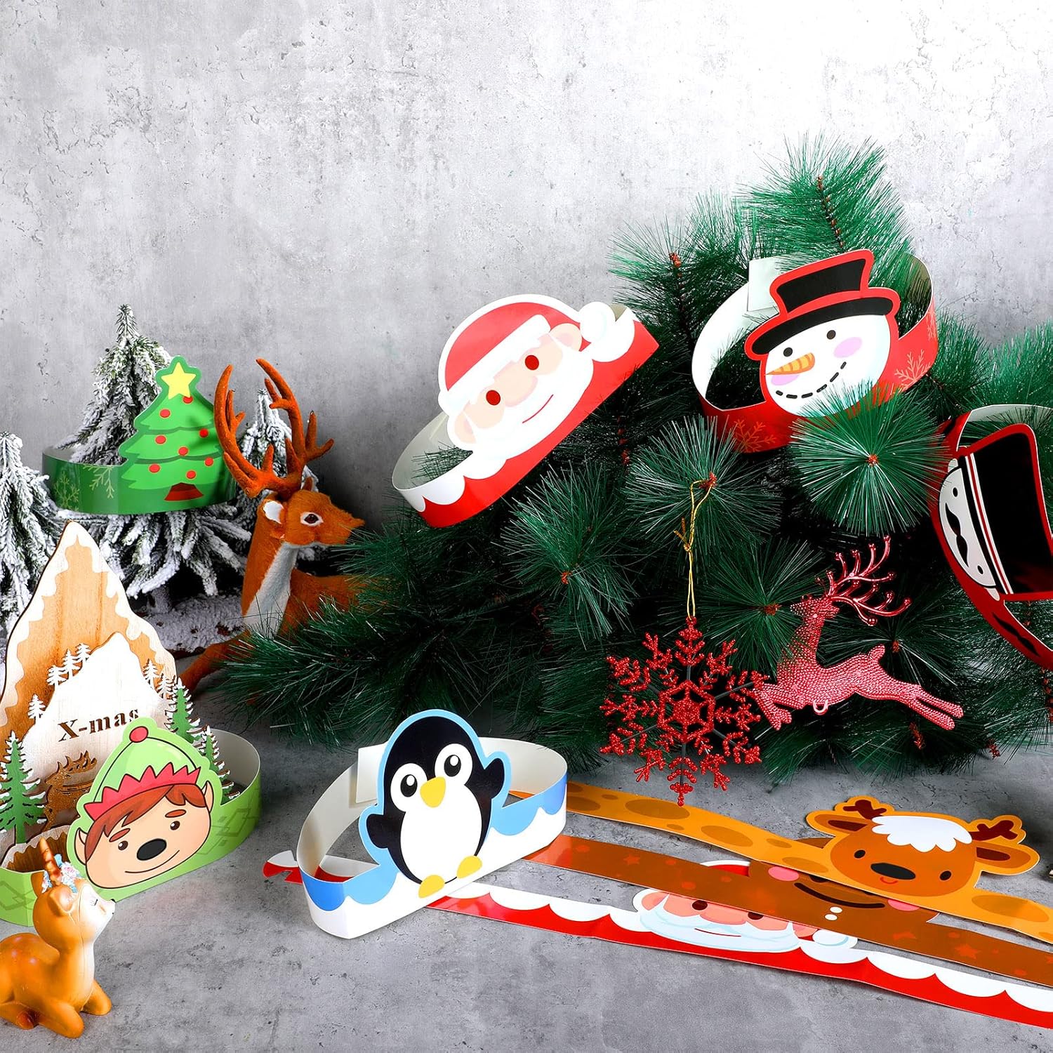 Christmas Paper Crown Party Hats for Kids - 40 Liberia | Ubuy