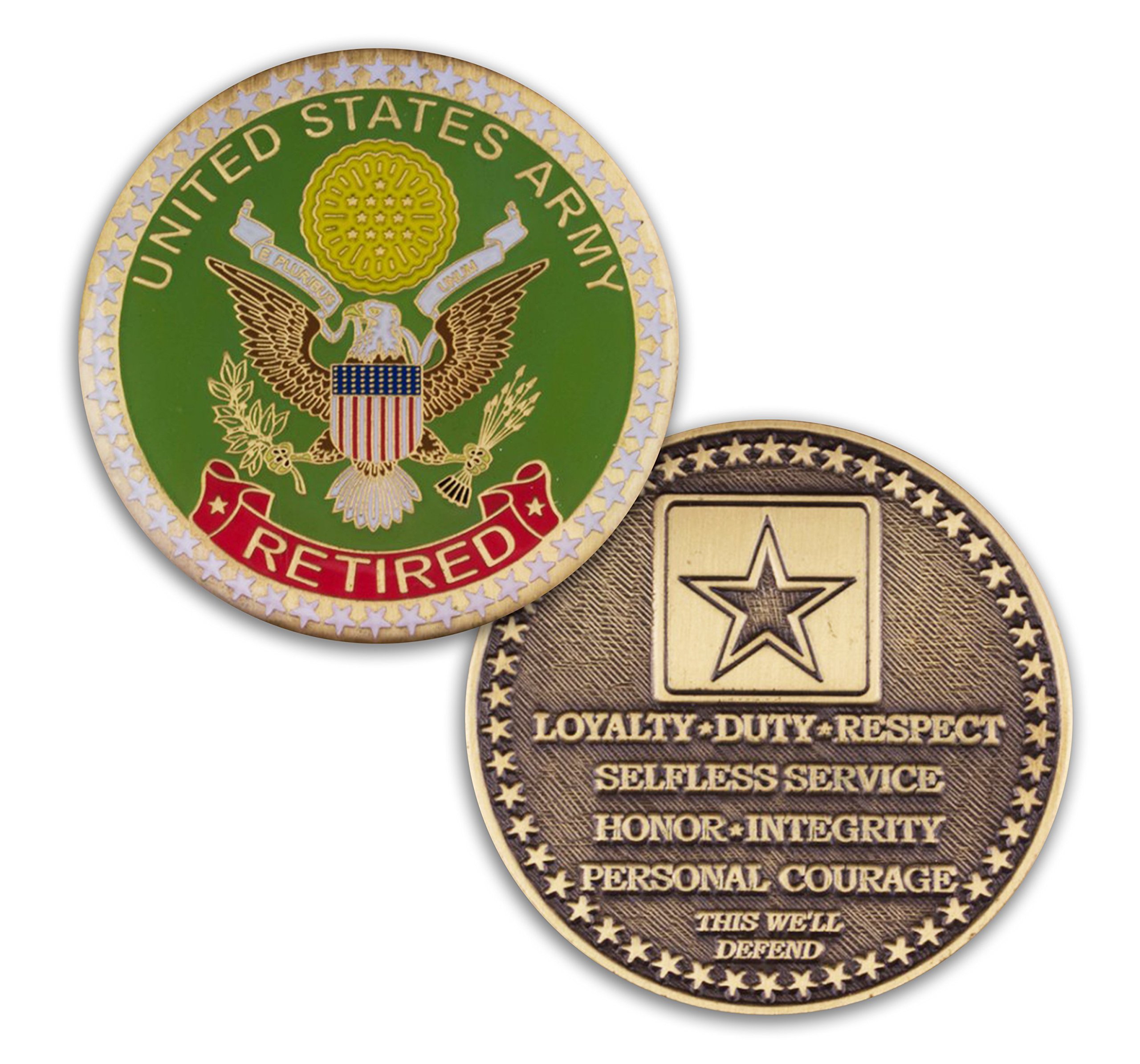 Buy US Army Retired Challenge Coin - Amazing Army Coin - Designed by ...
