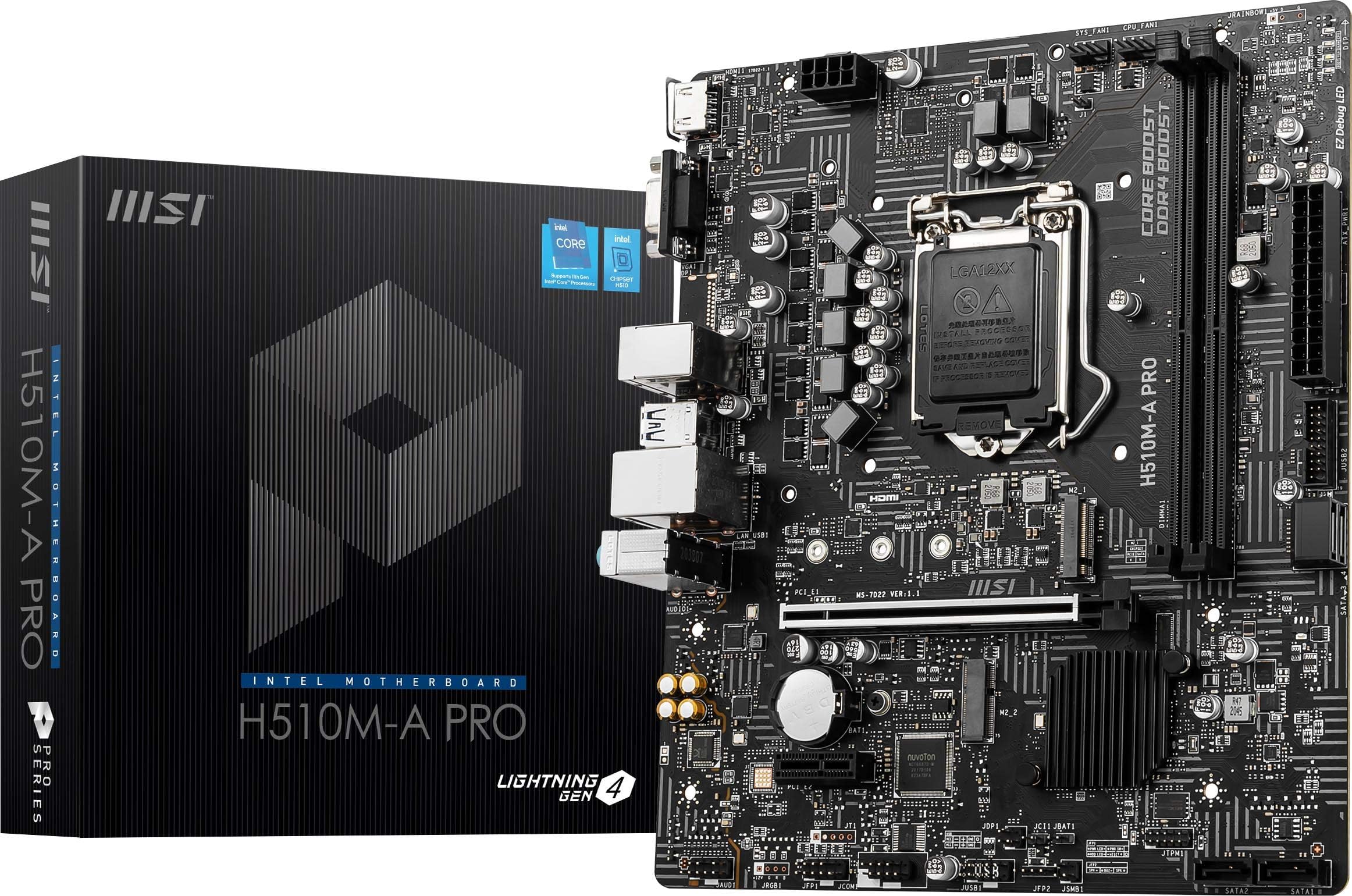 Amazon.com: MSI B460M PRO-VDH WiFi ProSeries Motherboard (mATX, 10th ...