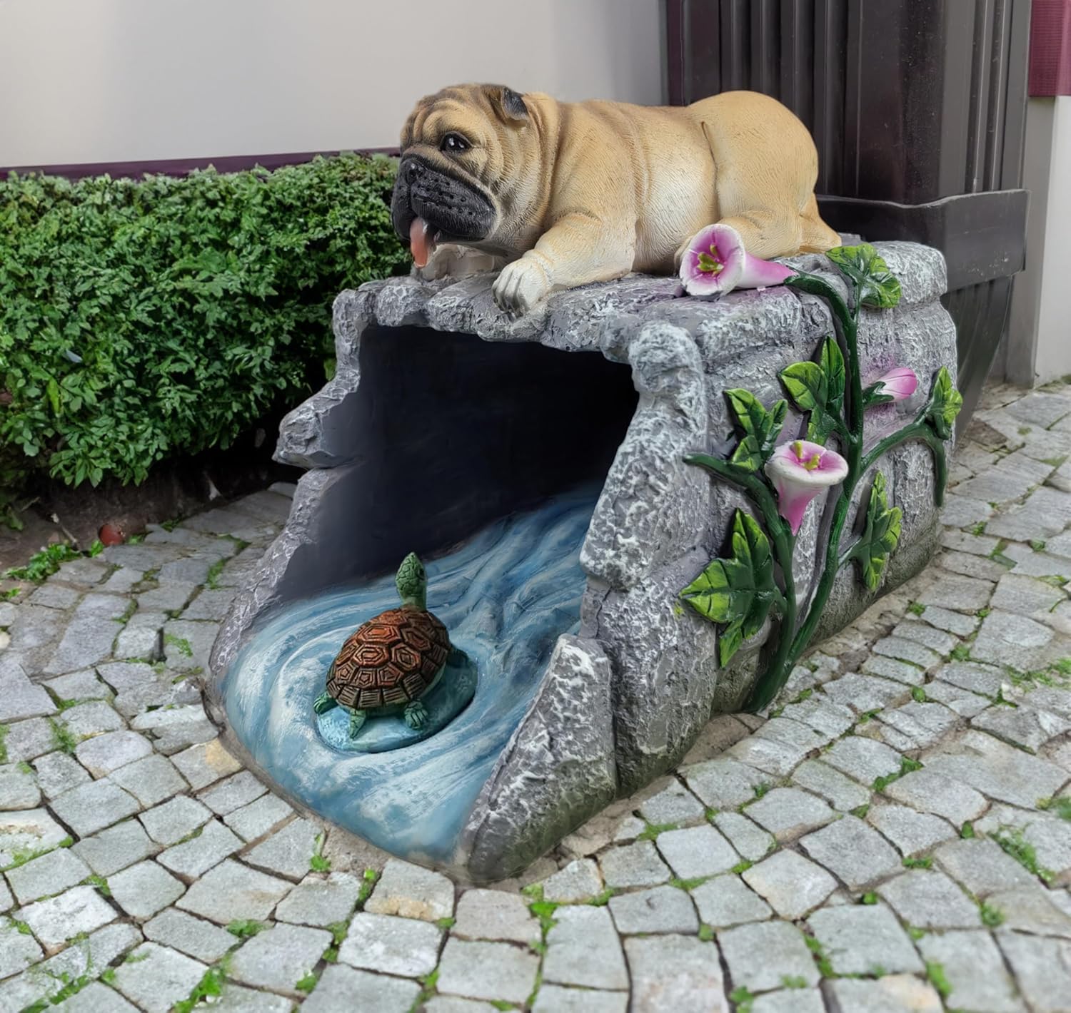 Amazon.com: Dog Statues Gutter Extension Garden Decoration, Resin ...