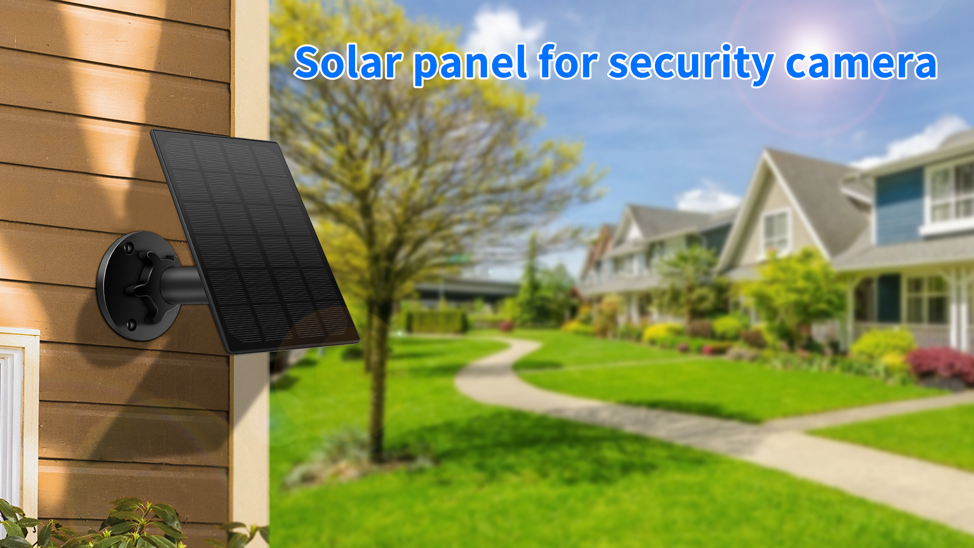 Watch solar panel for security camera,USB solar panel for wyze cam on ...