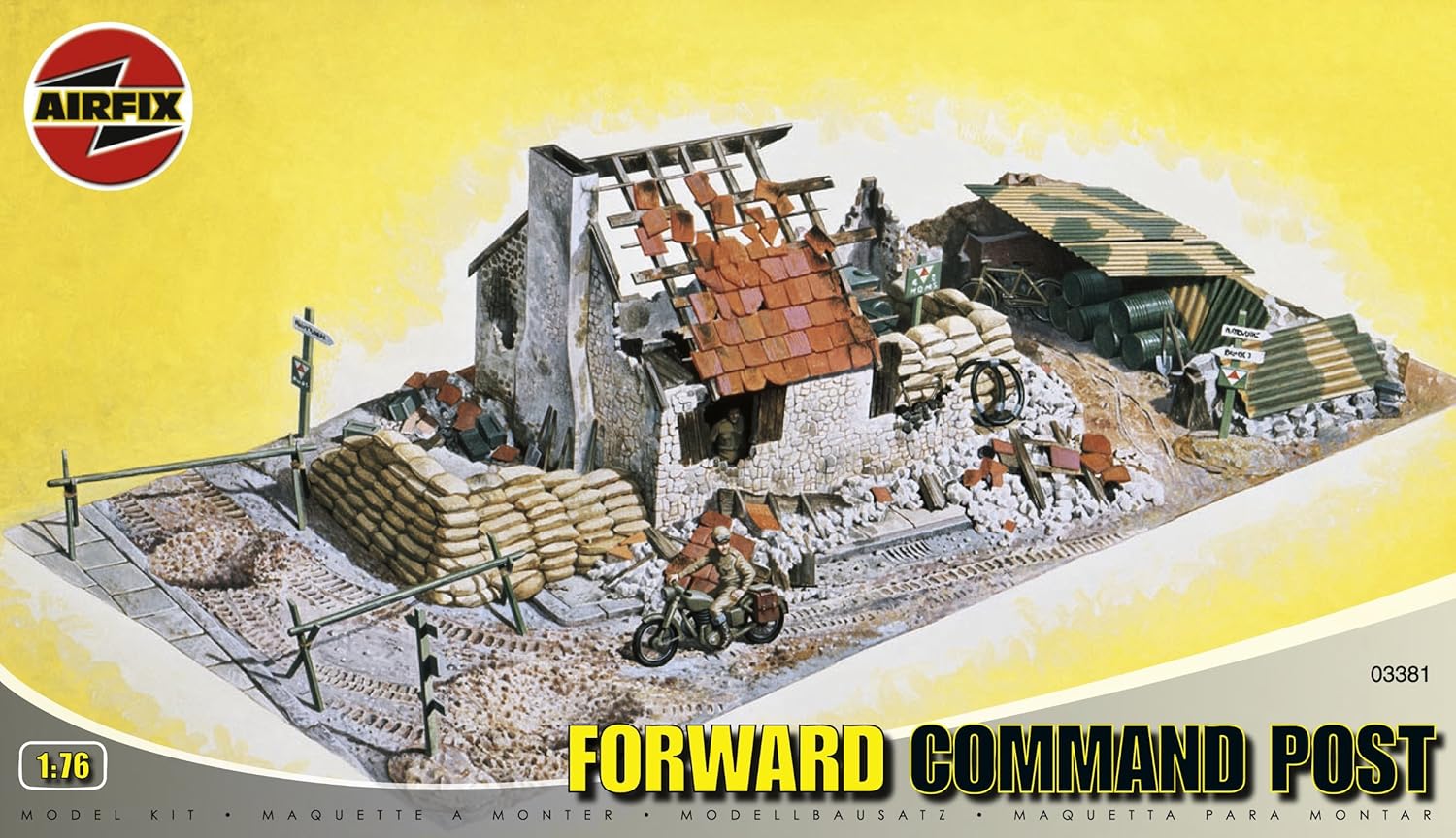Airfix A03381 Forward Command Post 1:76 Scale Series 3 Plastic Diorama ...