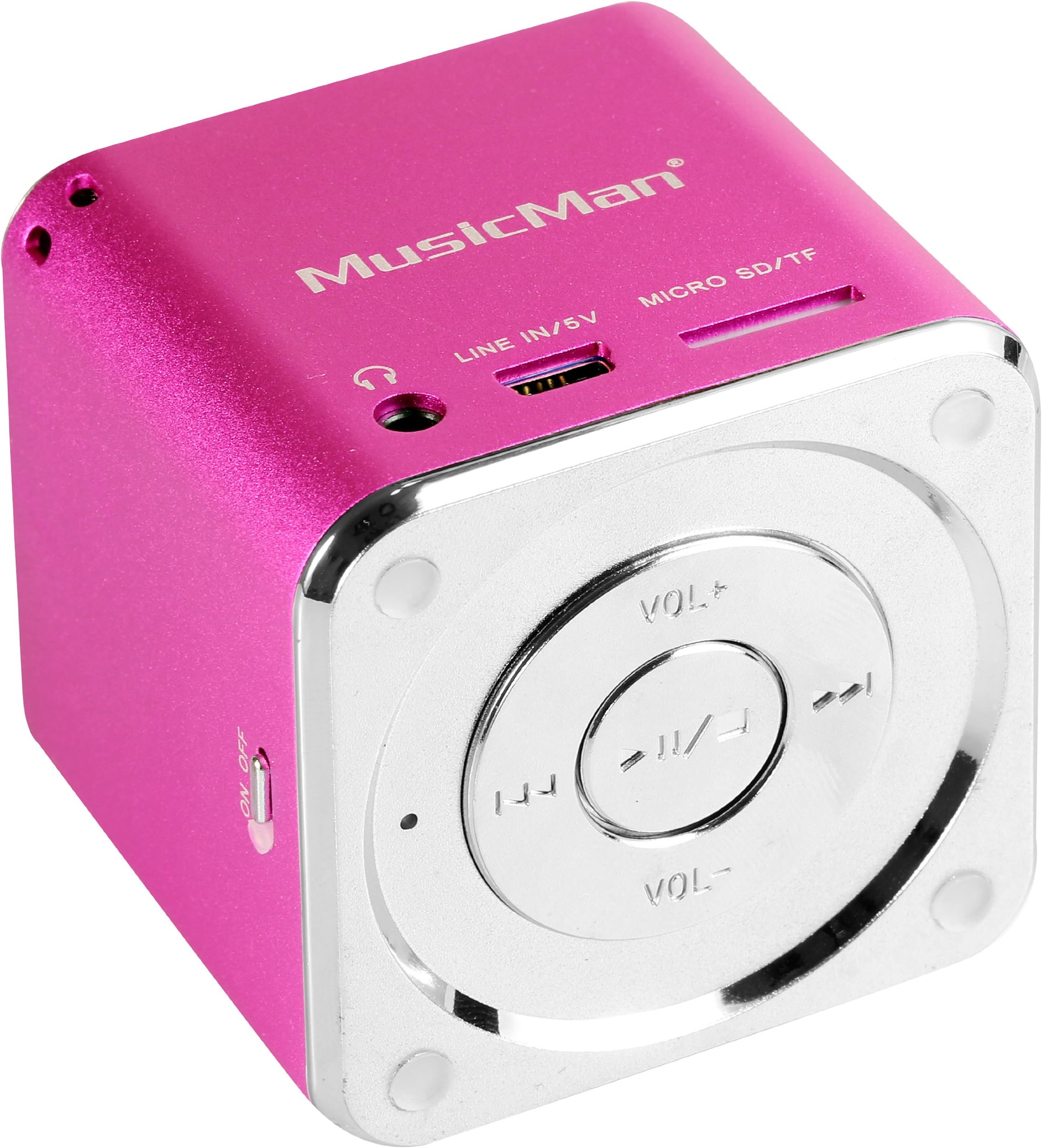 MusicMan Mini Soundstation Altoparlante Portatile - Lettore MP3, USB ...