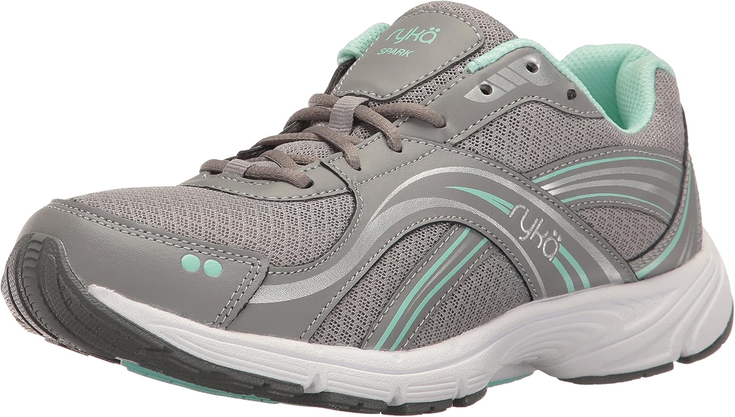 Amazon.com | Ryka Women's Spark Athletic Shoe, Grey/Silver, 8 M US ...