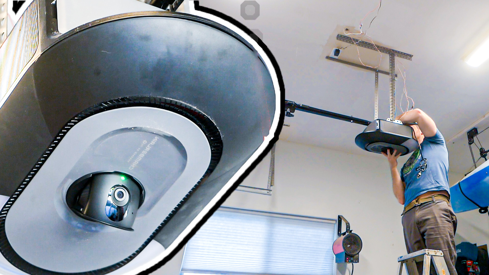 Watch Chamberlain B4643T Smart Garage Opener - Install/Demo/Review on ...