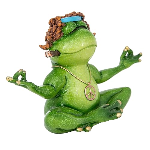 15+ Yoga Frog Statues: Peace, Love, Namaste | Garden Arty