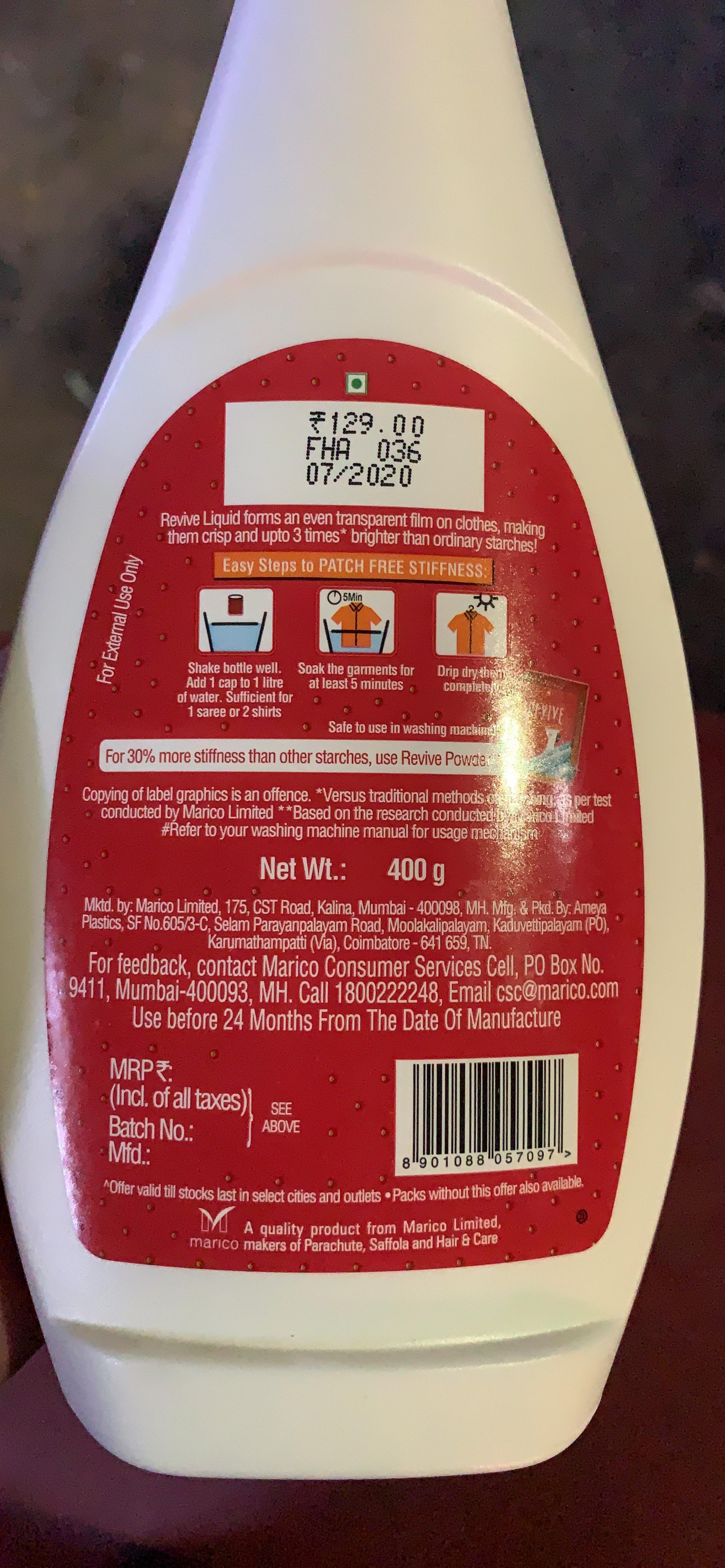 Revive Liquid - 400gm (Pack of 2) : Amazon.in: Health & Personal Care