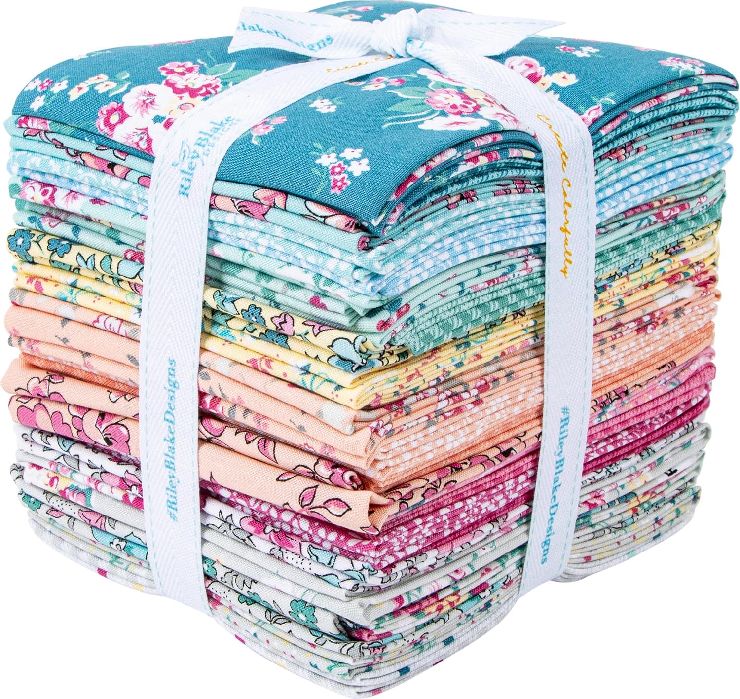 Amazon.com: Gerri Robinson Precious Petites 28 Fat Quarters Riley Blake ...