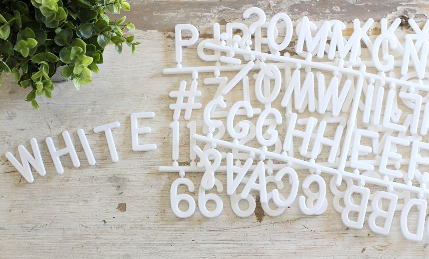Amazon.com - 2 Inch White Letter Set- 164 Pieces
