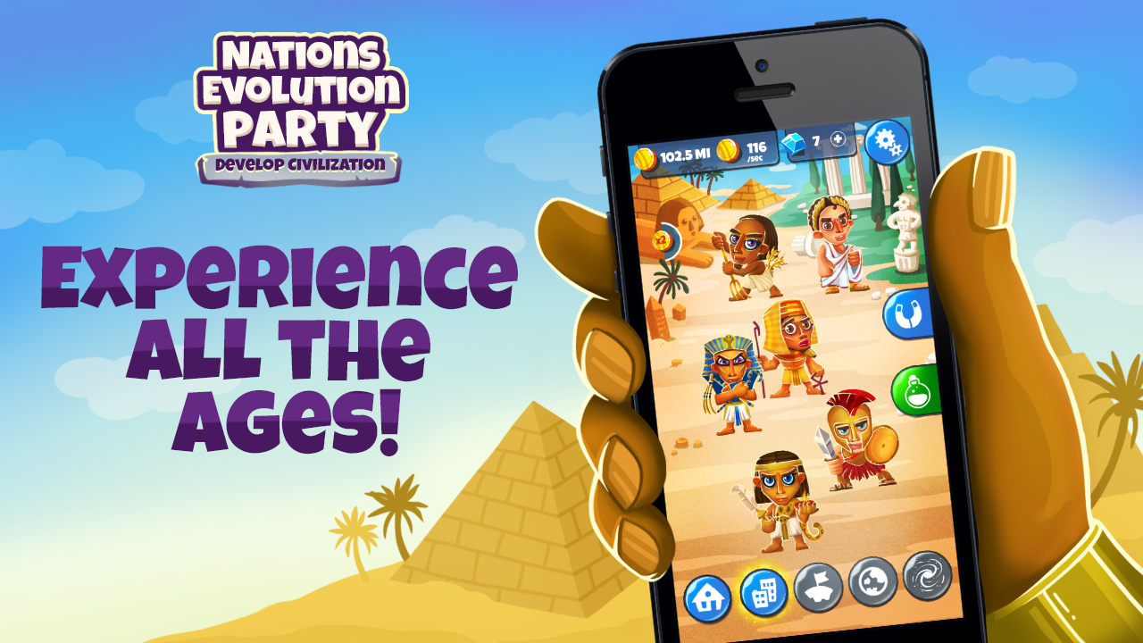 Nations Evolution Party: Develop Civilization-Amazonアプリストアのアプリ