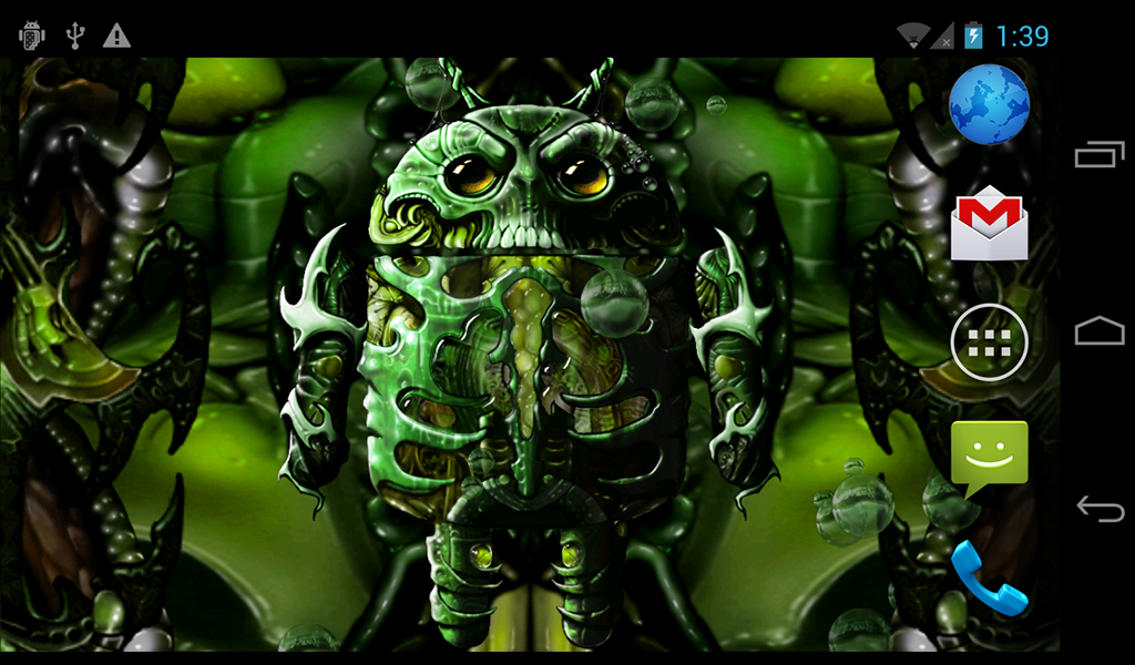 Biomechanical Droid Live Wallpaper - App on Amazon Appstore