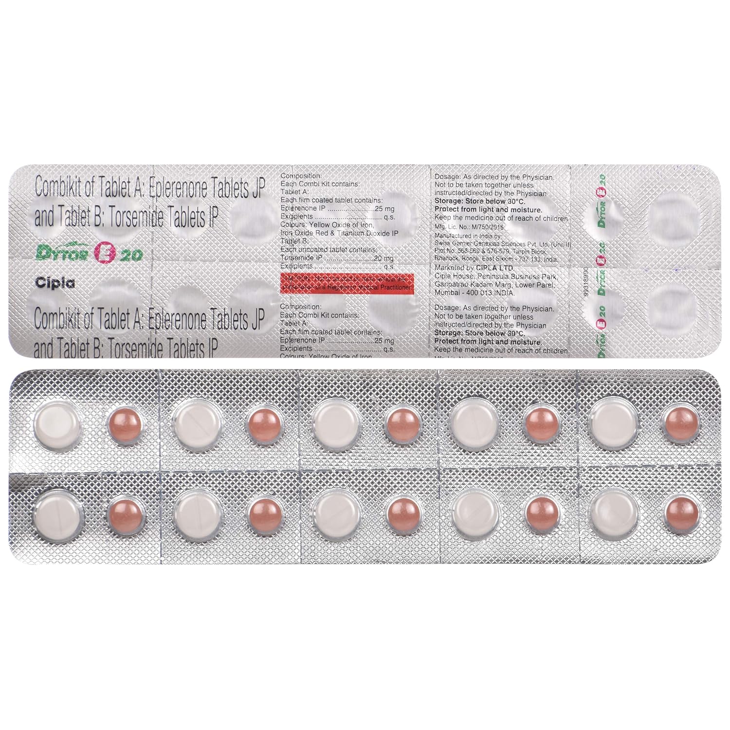 Dytor E 20 - Strip of 20 Tablets : Amazon.in: Health & Personal Care