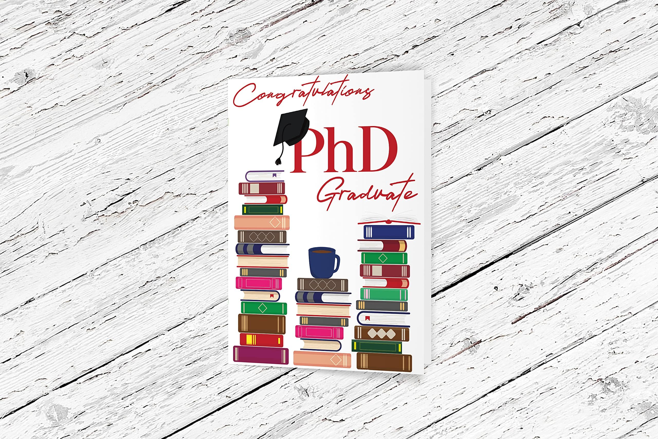 Amazon.com : Bablira Funny Graduation Card for PhD, Congratulation Card ...
