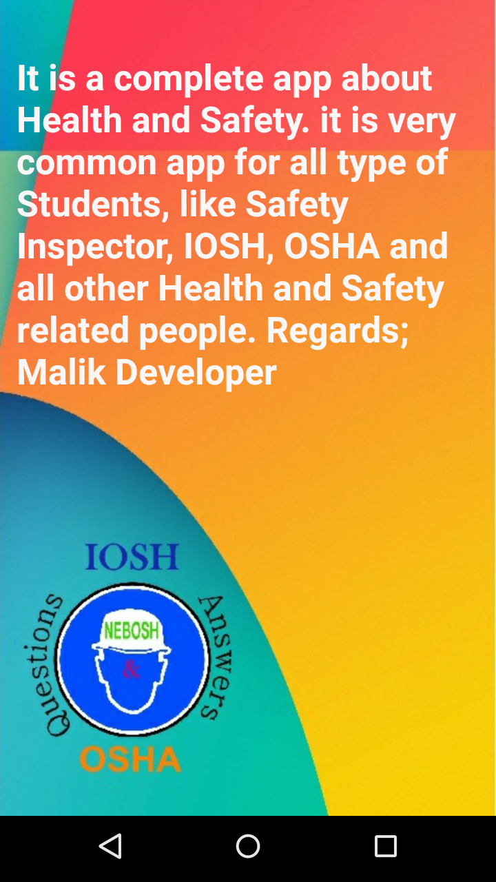 Safety IOSH-NEBOSH-OSHA Questions and Answers - App on the Amazon Appstore