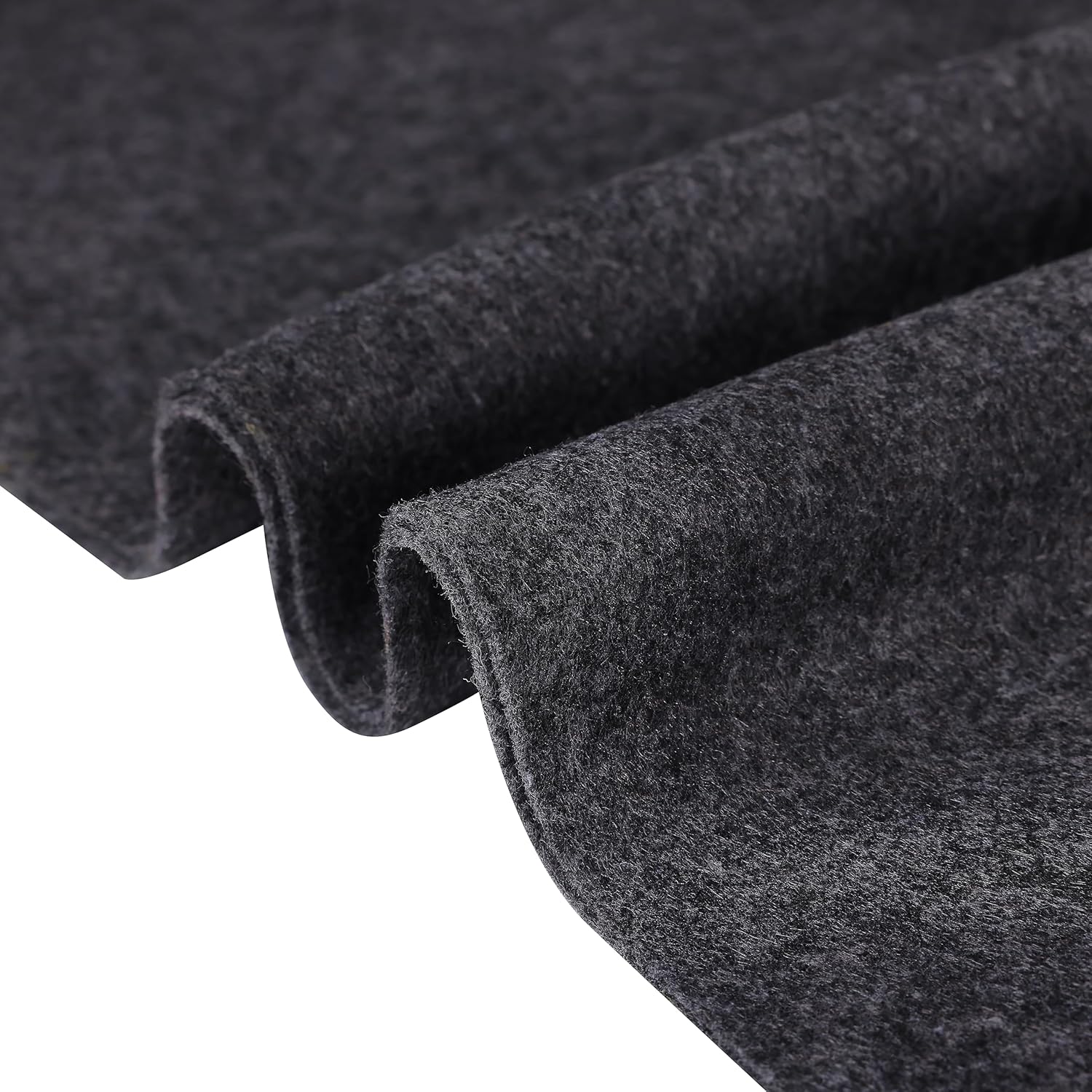 Amazon.com: HaoFeijh Grey Felt Fabric 72 * 36 Inch Wide 1.6mm,Fabric ...