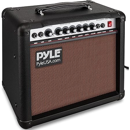 Amazon.com: PyleUsa Portable Electric Guitar Amplifier,40 Watt Power ...