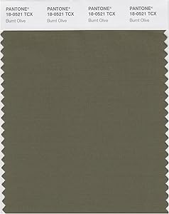 PANTONE Smart 18-0521X Color Swatch Card, Burnt Olive - House Paint ...