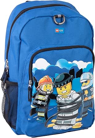 LEGO Kids City Police and Fire Heritage Classic Backpack, Police & Fire ...