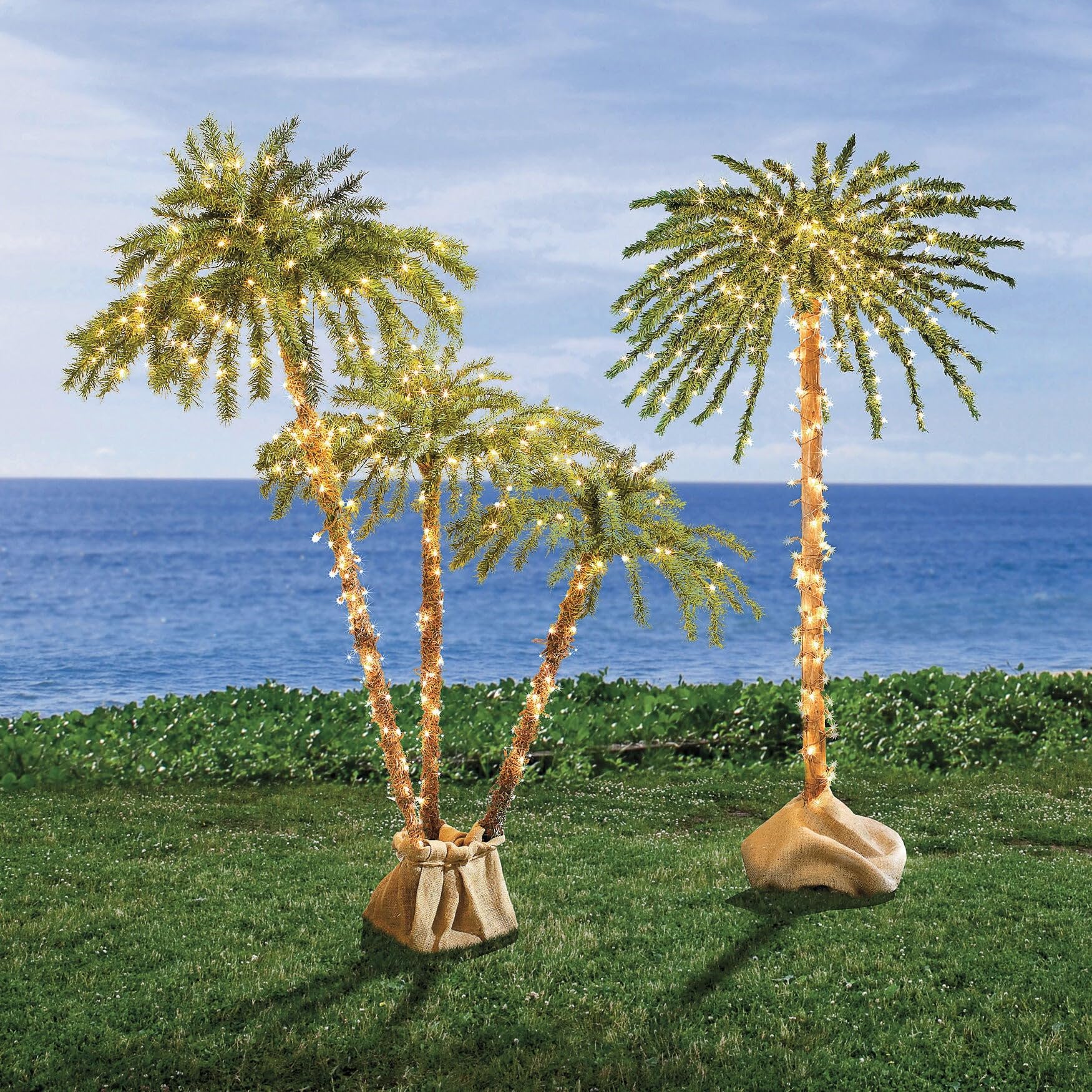 Realistic Pre Lit Palm Tree Pre Lit Palm Tree Christmas Tree