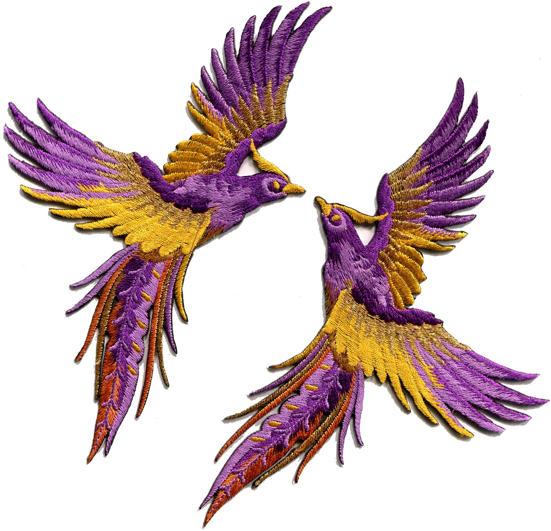 Purple Phoenix Bird