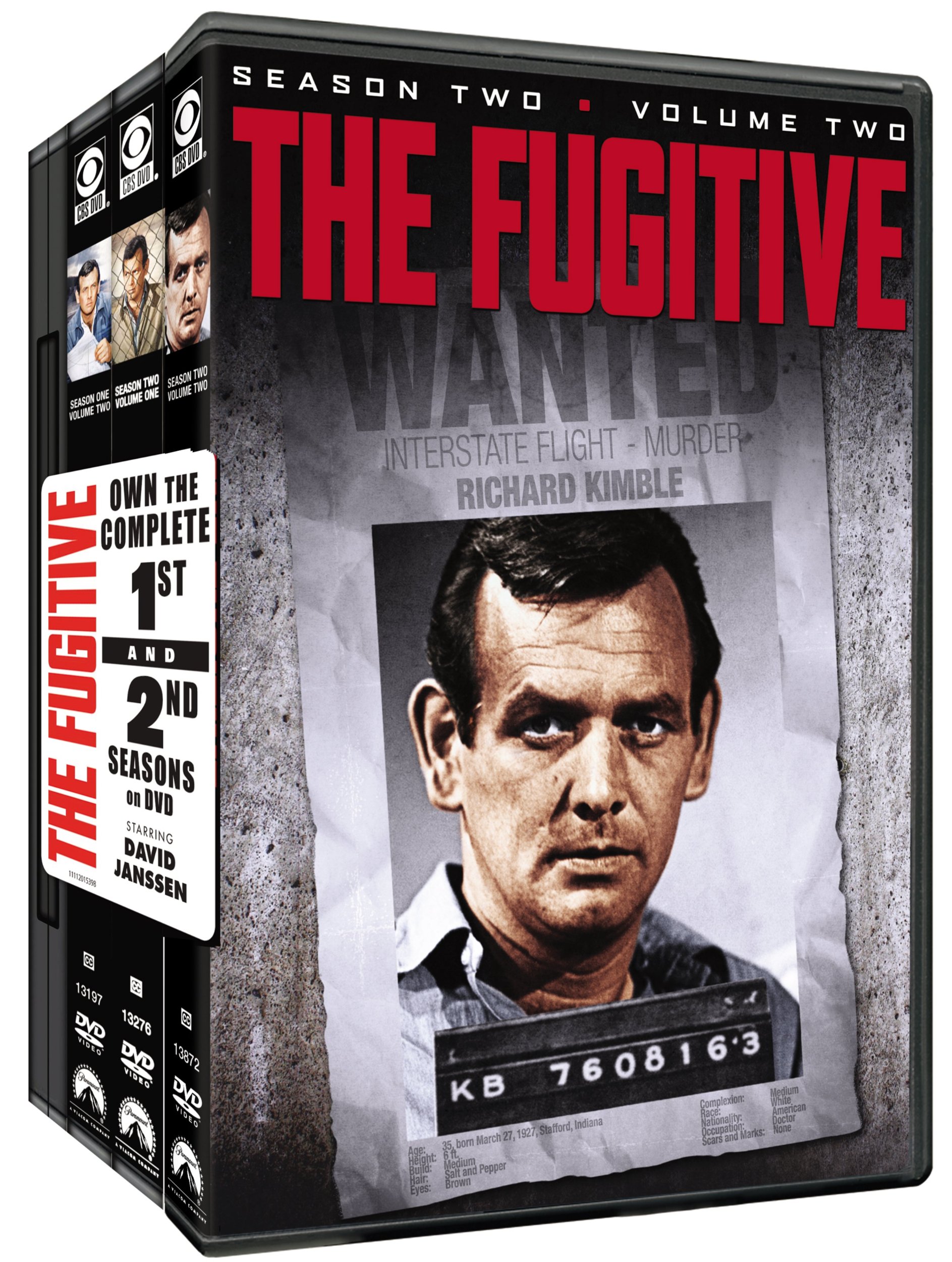 Amazon.com: Fugitive: Seasons 1-2 [DVD] : David Janssen, William Conrad ...