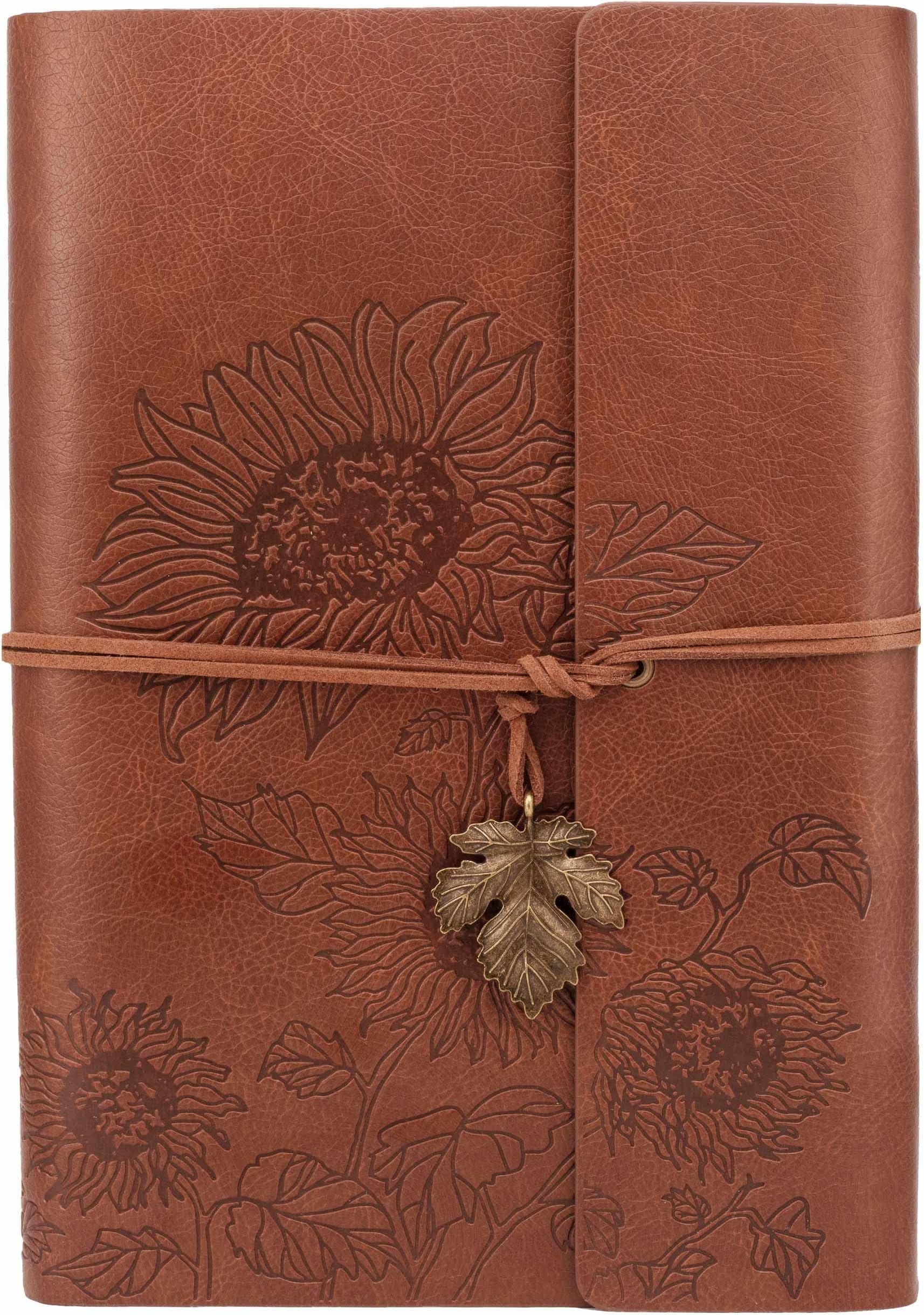 Amazon.com : Billtigif Leather Journal Notebook, Refillable Journals ...