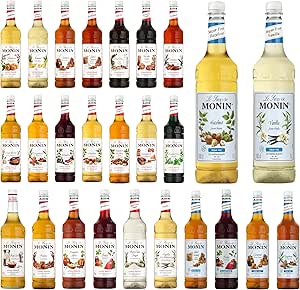 Monin Syrup Pick N Mix - Create Custom Syrup Combo with 25+ Flavours ...