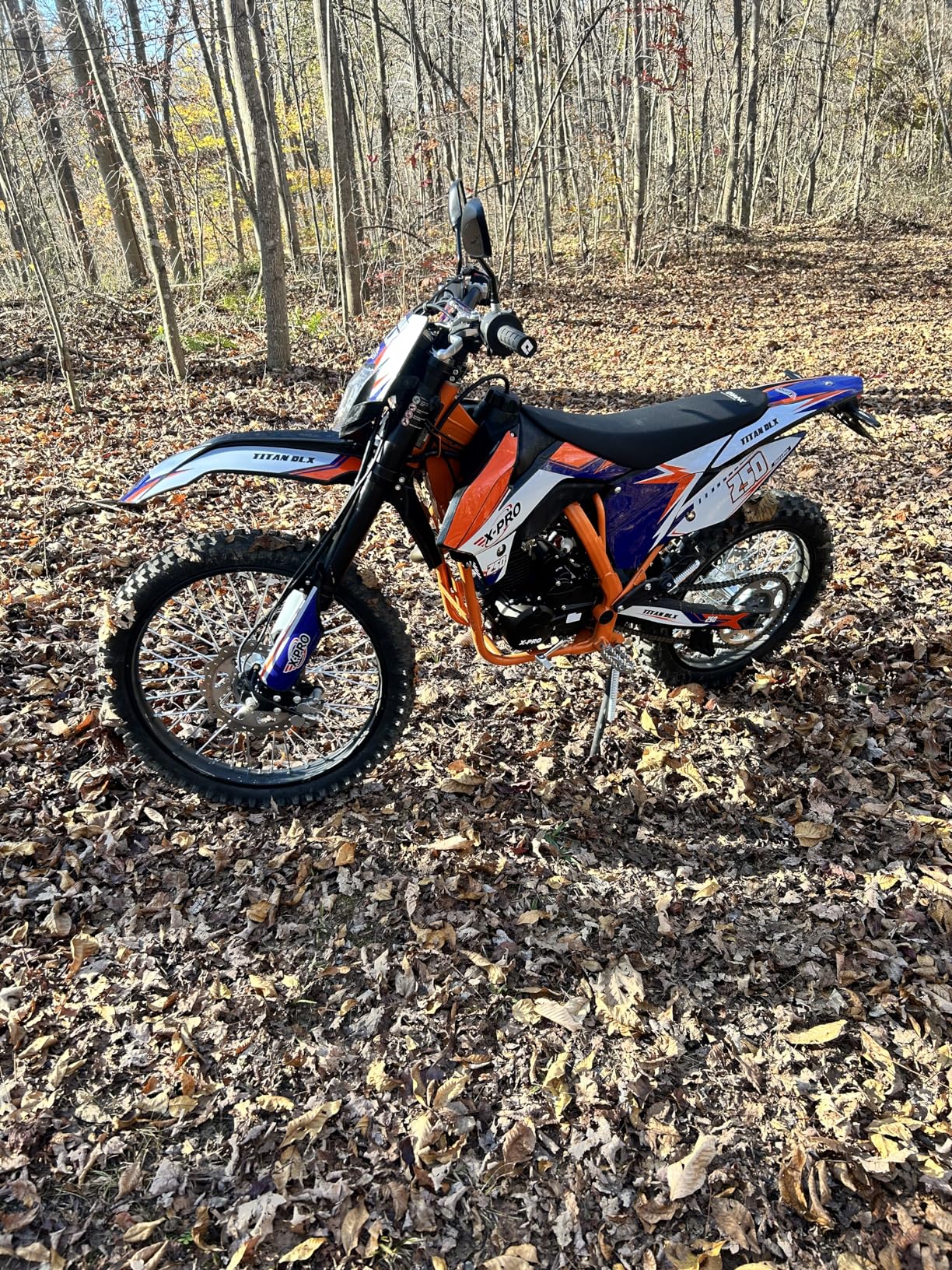 $61/mo - Finance X-PRO Titan DLX 250cc Gas Dirt Bike Pit Bike Adult ...