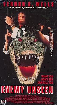 Amazon.com: Enemy Unseen [VHS] : Vernon Wells, Stack Pierce, Angela O ...