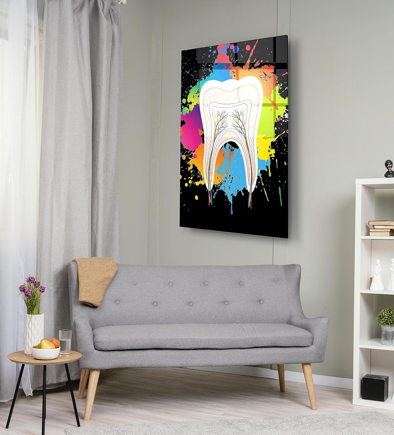 Amazon.com: Tooth Wall Art Aesthetic Dental Clinic Decor Dentist ...