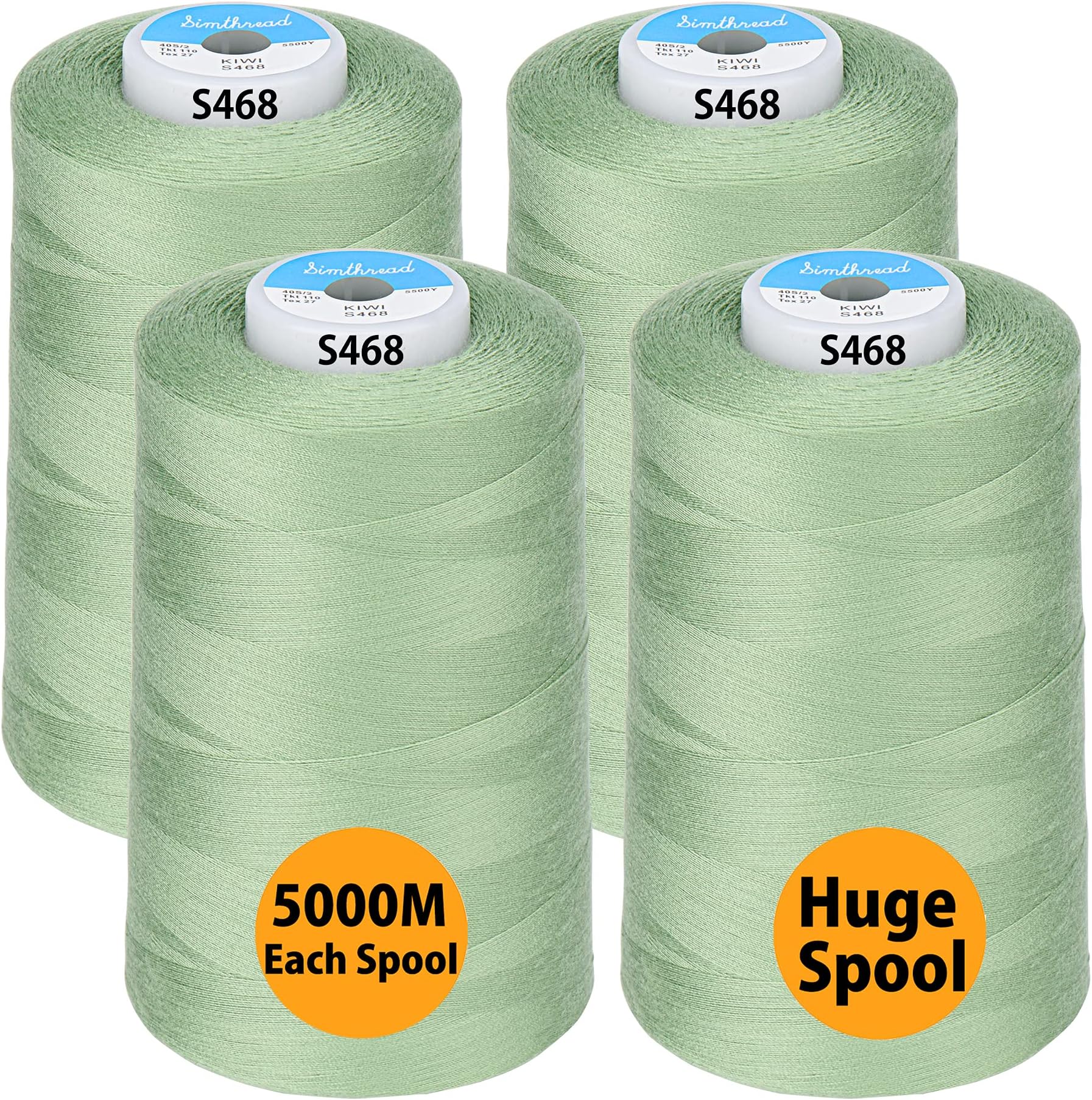 Amazon.com: New brothread - 30 Options - 4 Large Cones of 5500Y (5000M ...