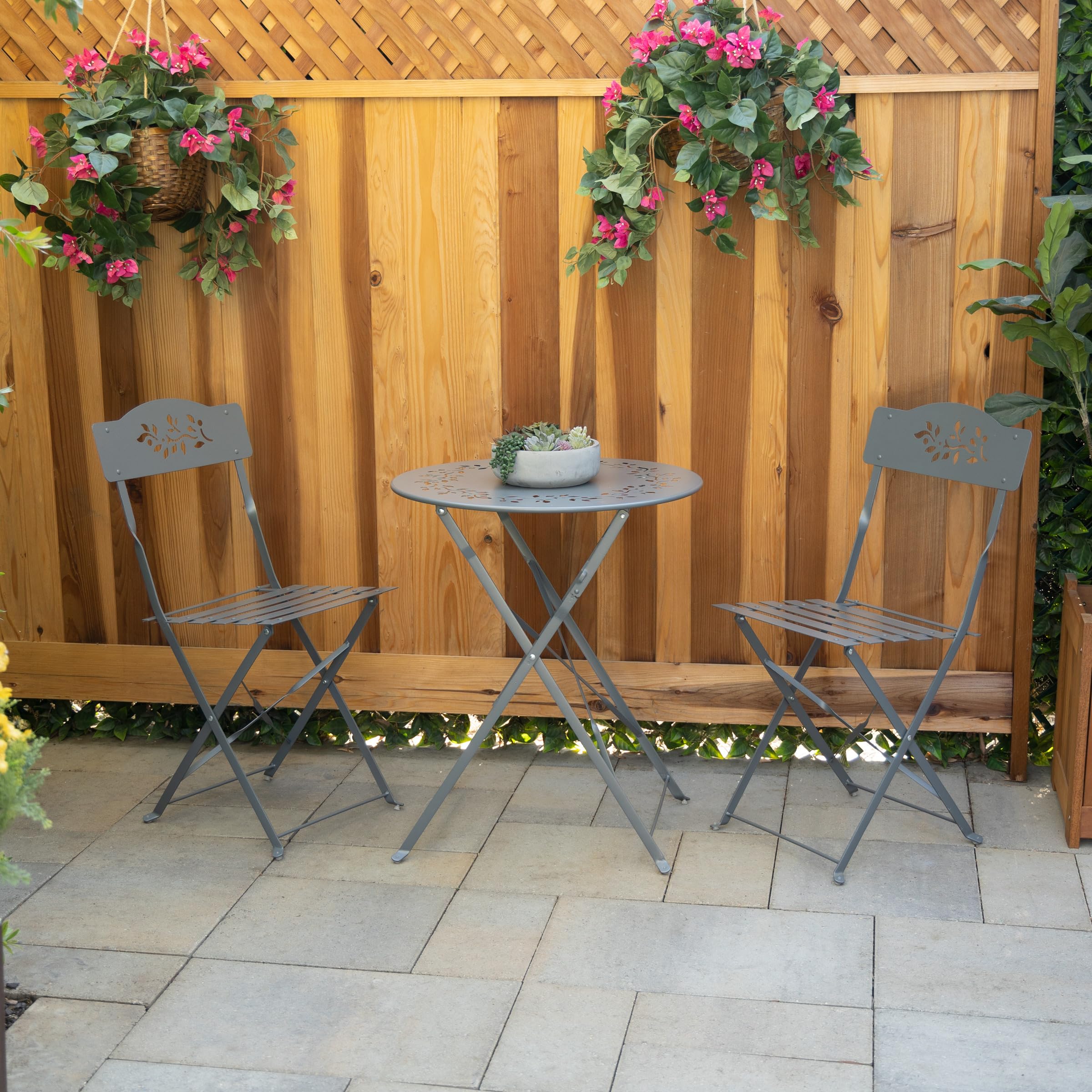 Snapklik.com : Alpine Corporation Folding Table And Chairs Patio Seating